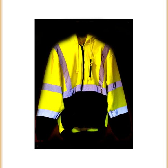Jackets & Coats | Yellow Neon Reflective Protective Jacket | Poshmark